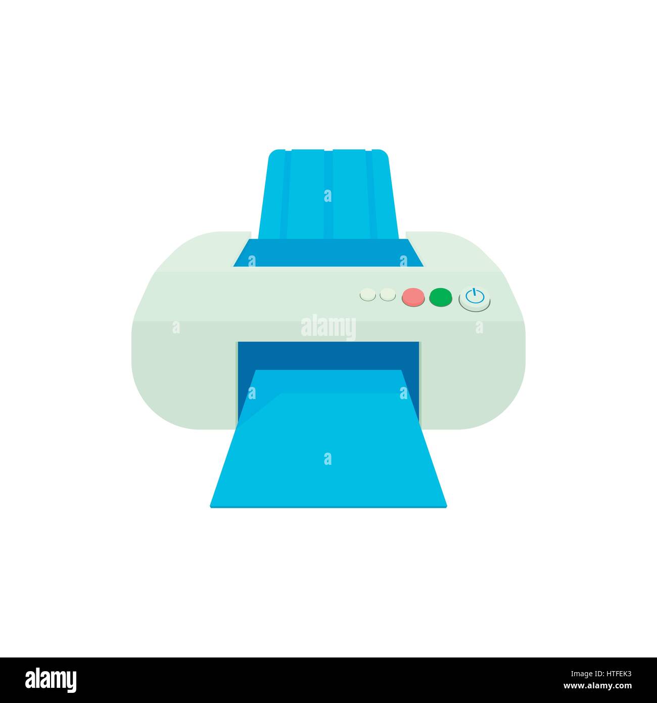 Printer in icon cartoon Stock Vector Images - Alamy