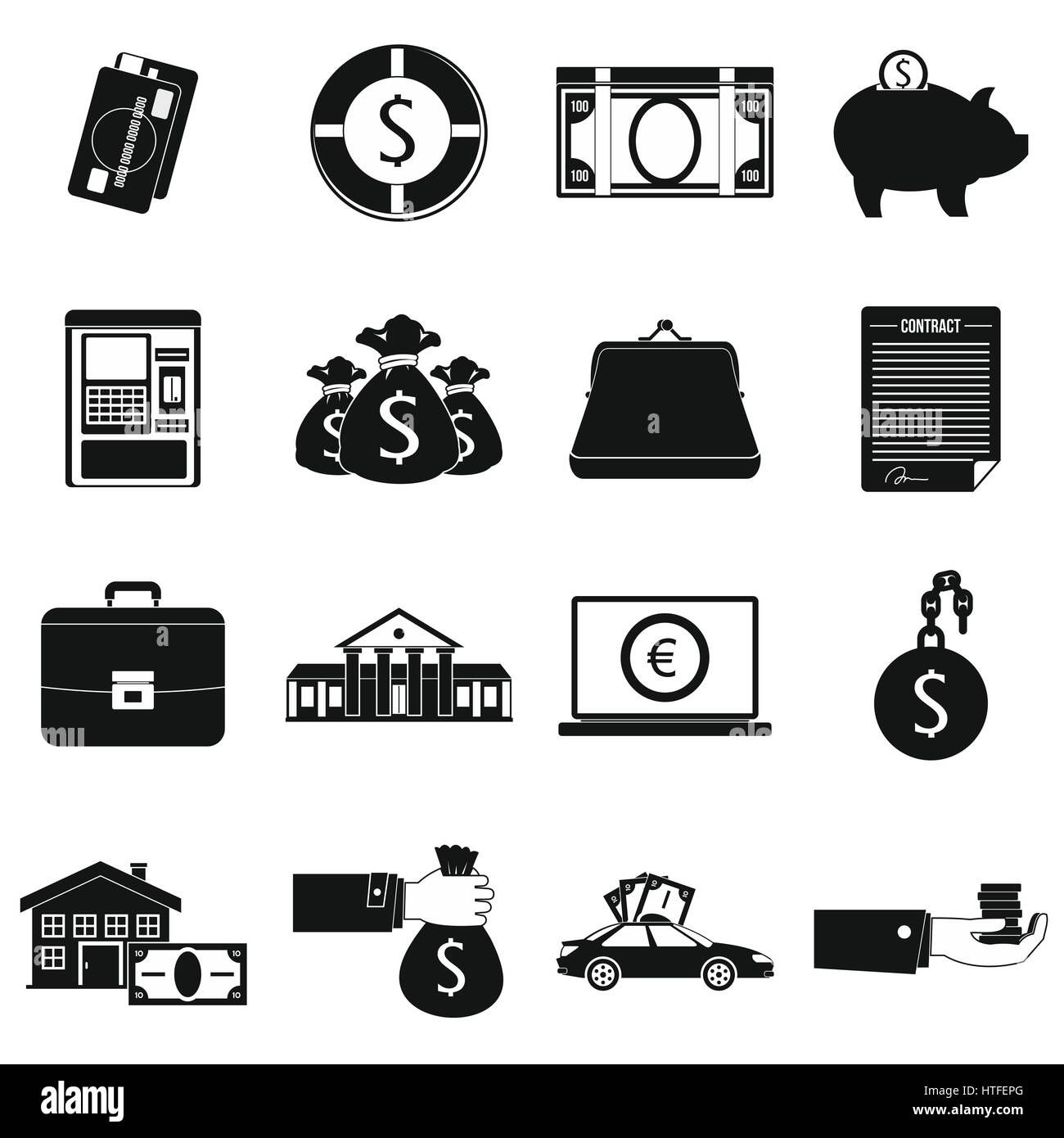 Bank building credit card Stock Vector Images - Alamy