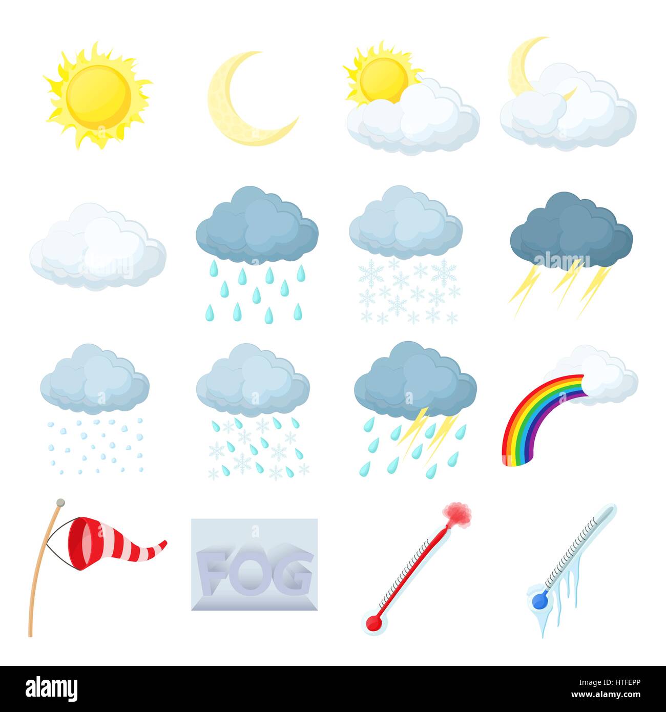 Windy weather signs Stock Vector Images - Alamy