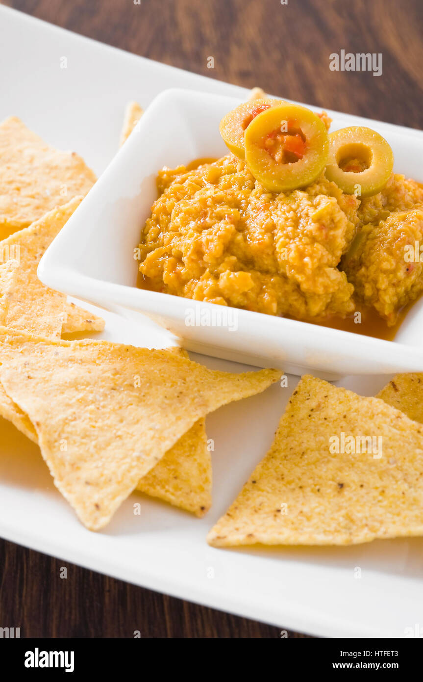 Green olive pesto Stock Photo - Alamy