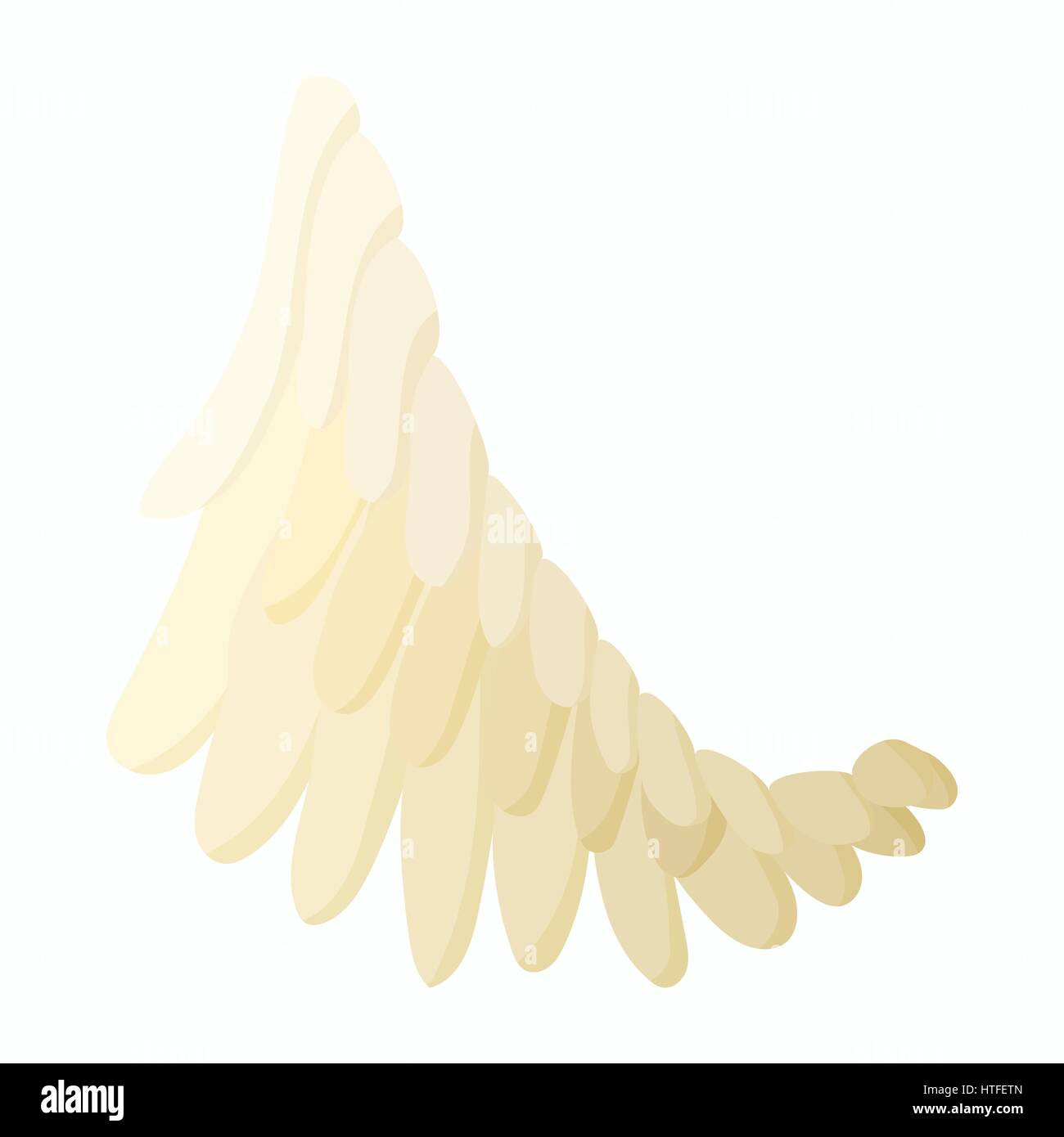 Magic feather icon cartoon Stock Vector Images - Alamy