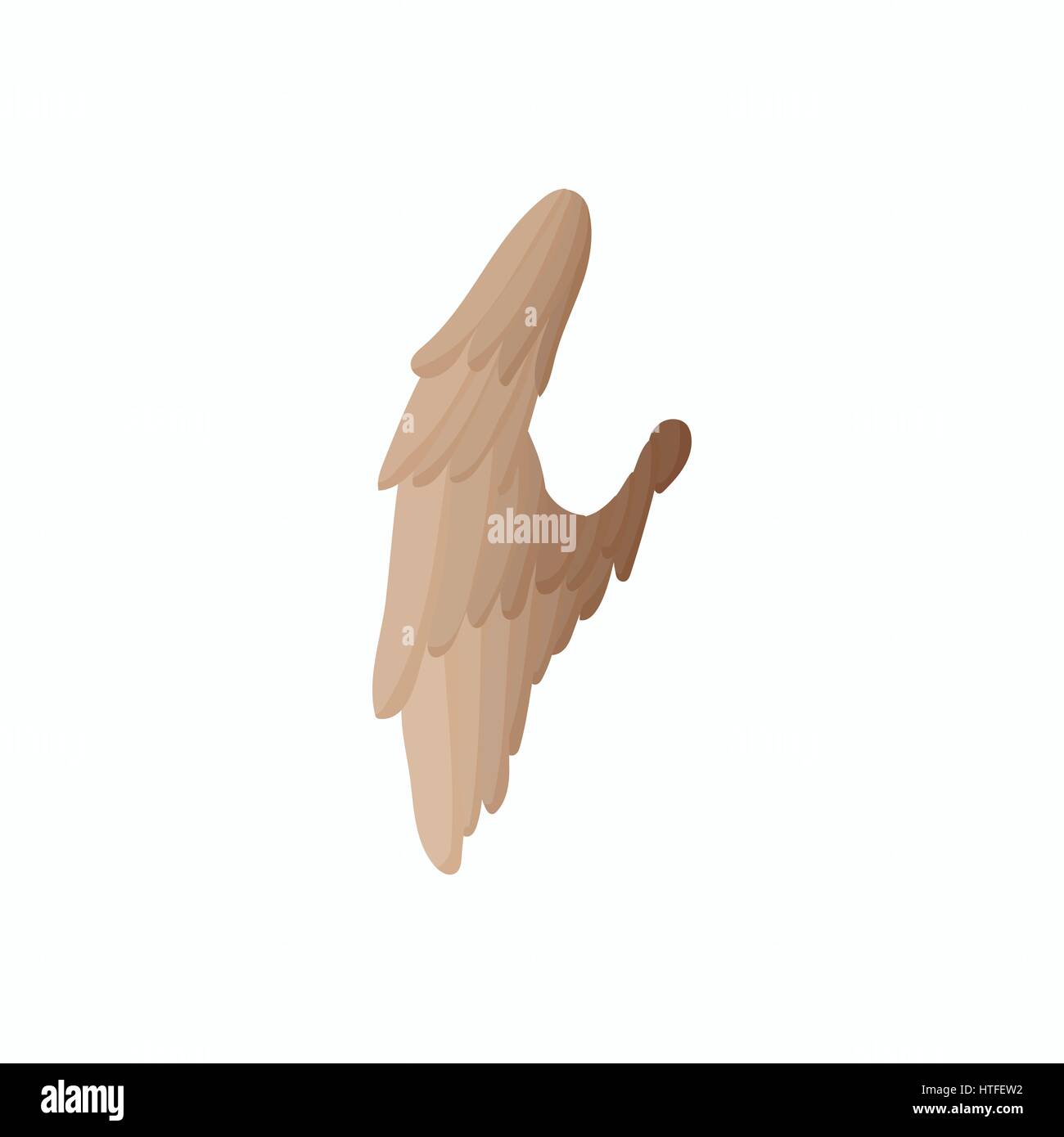 Bird wing icon, cartoon style Stock Vector Image & Art - Alamy