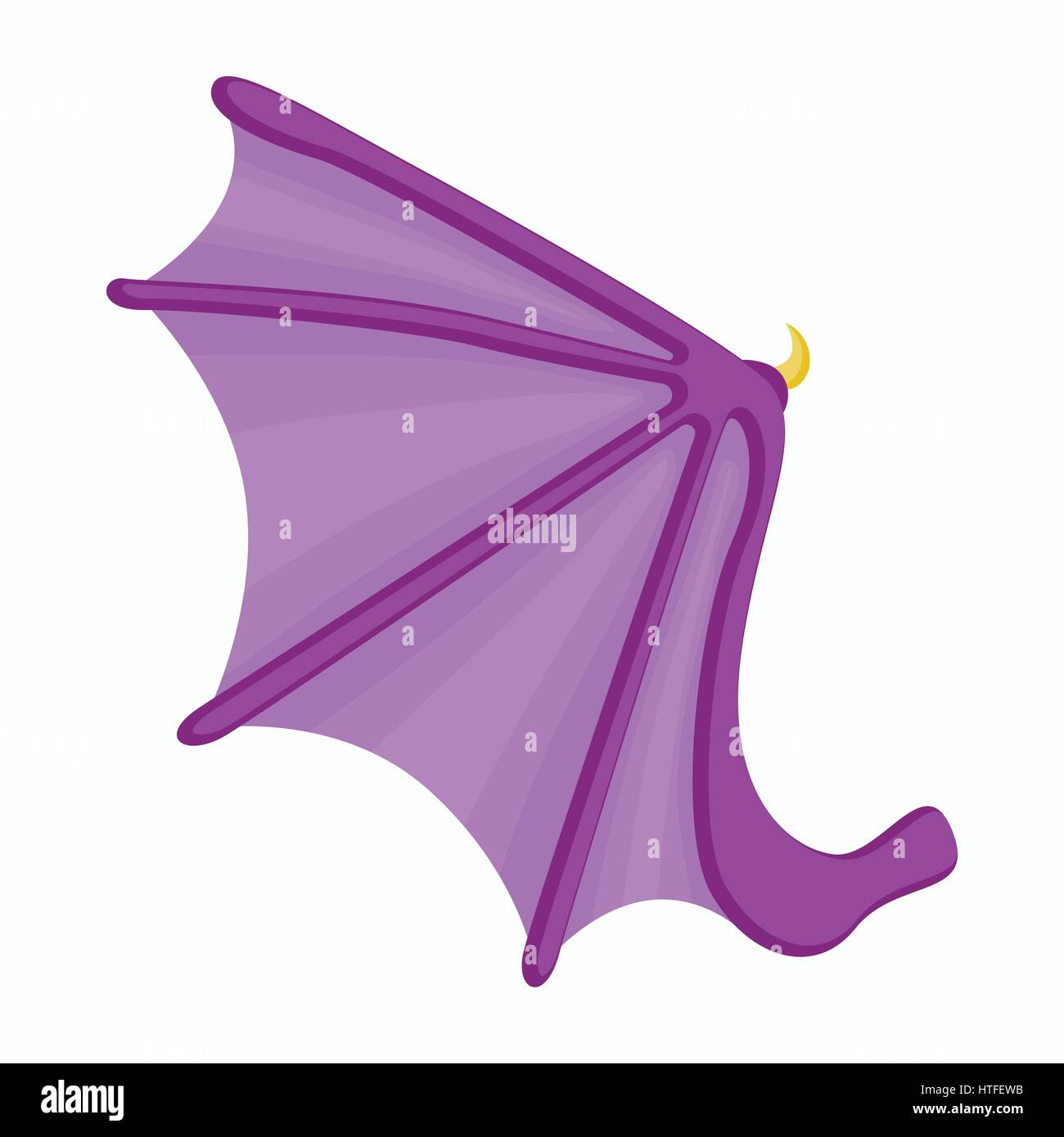 Bat wing icon, cartoon style Stock Vector Image & Art - Alamy
