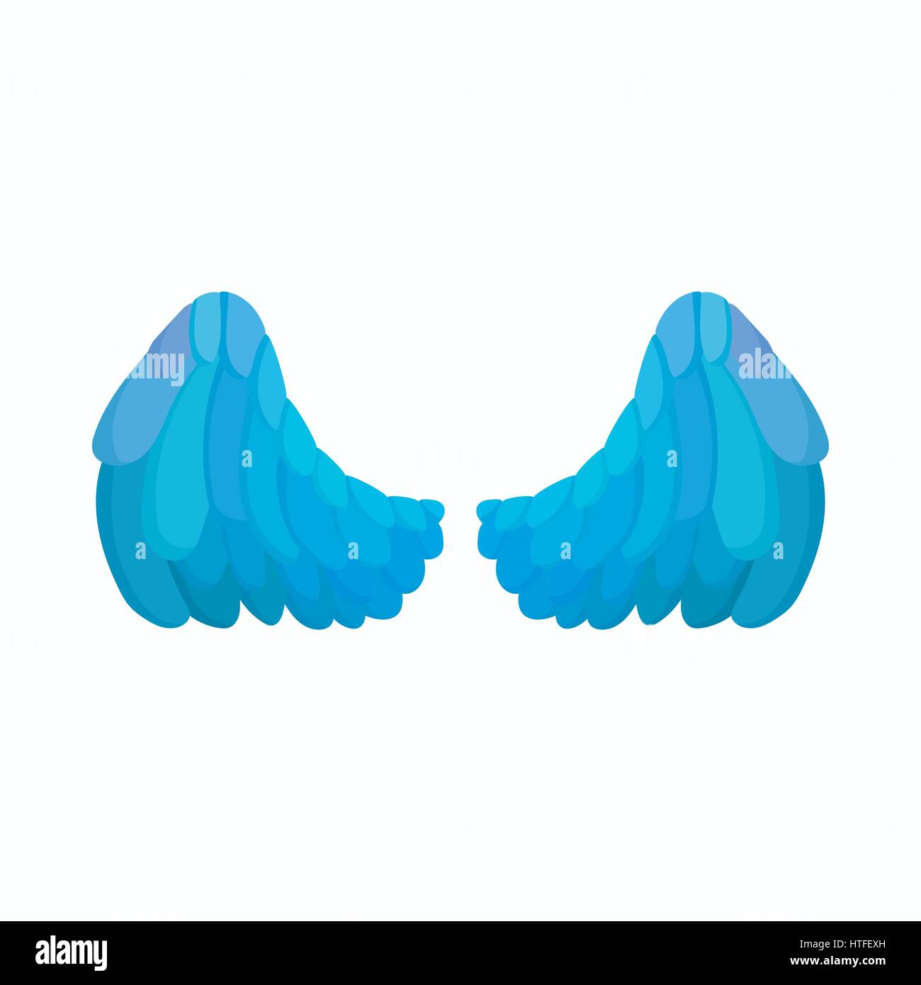Pair angel wings icon cartoon hi-res stock photography and images - Alamy