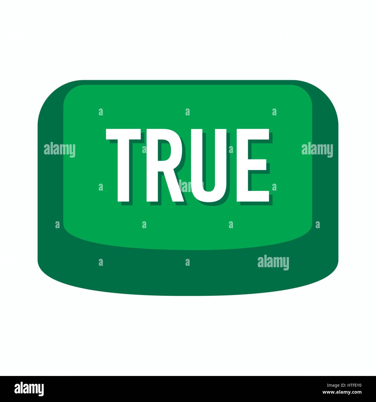 True green button icon, simple style Stock Vector Image & Art - Alamy