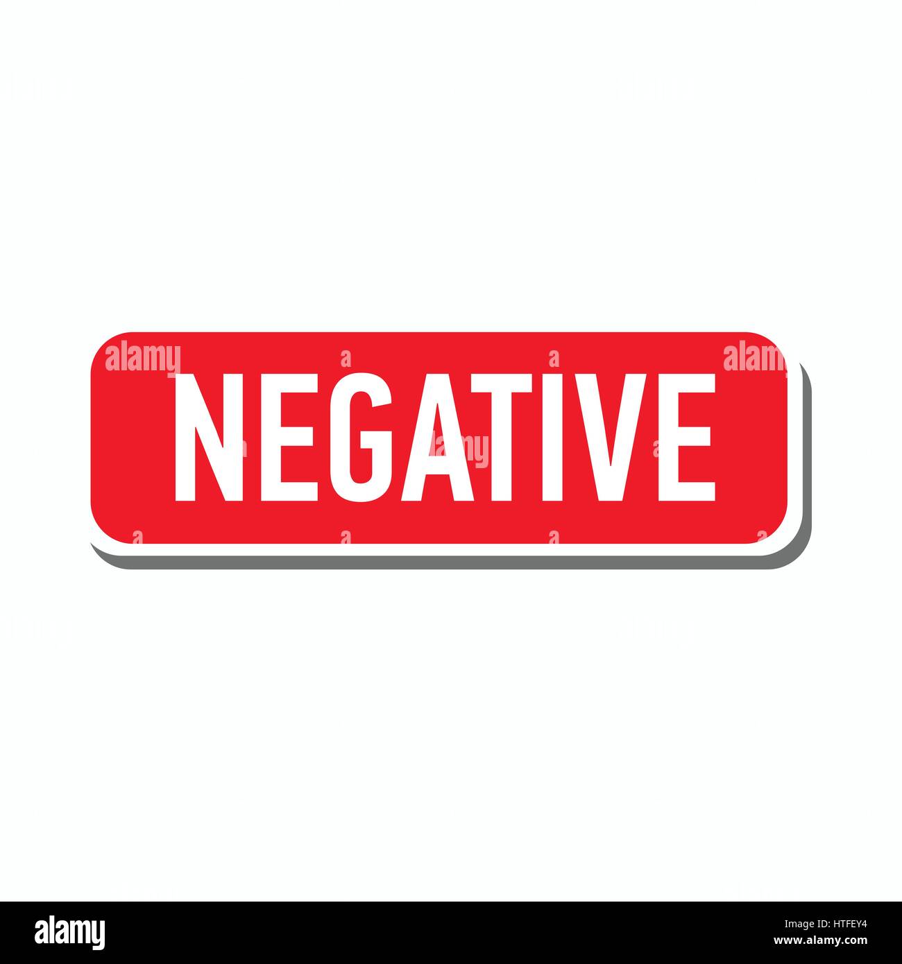 Negative red button icon, simple style Stock Vector Image & Art - Alamy