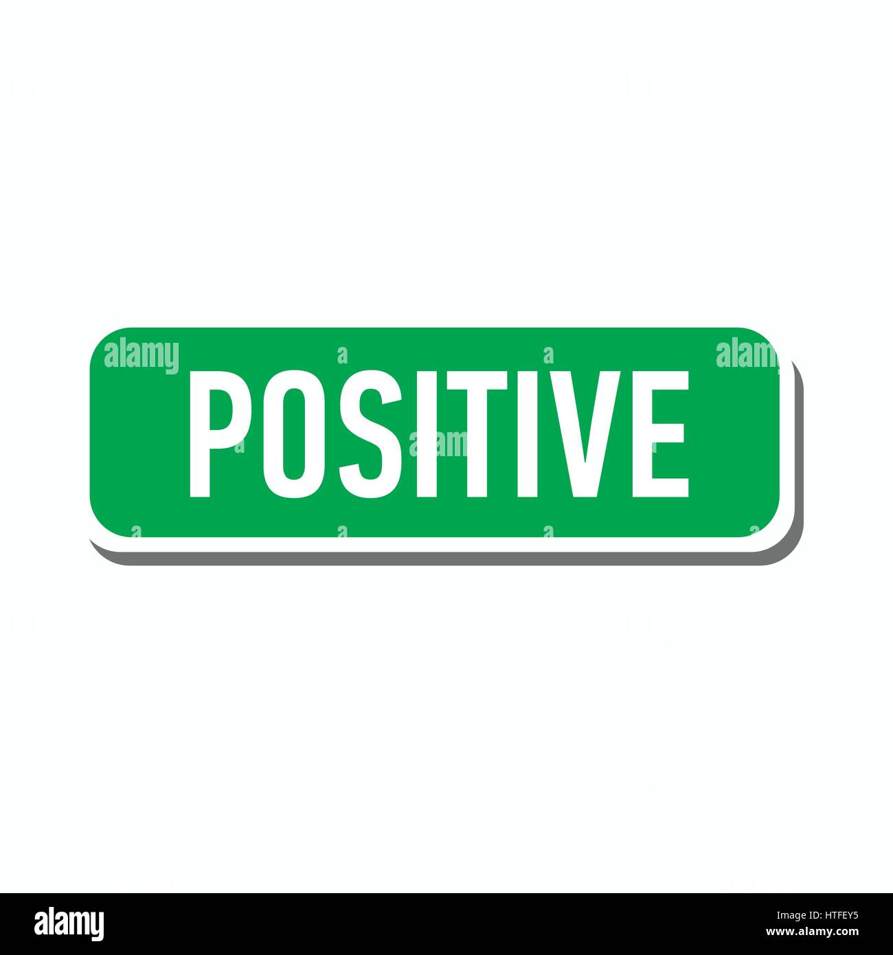 Positive green button icon, simple style Stock Vector Image & Art - Alamy