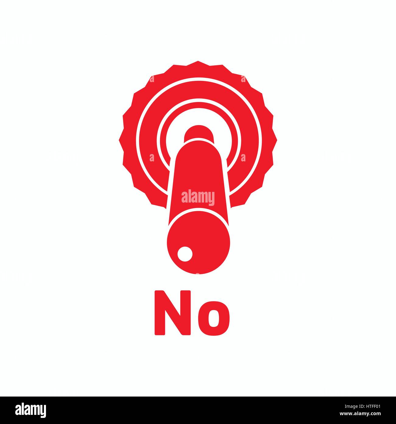 Toggle switch button icon, simple style Stock Vector Image & Art - Alamy