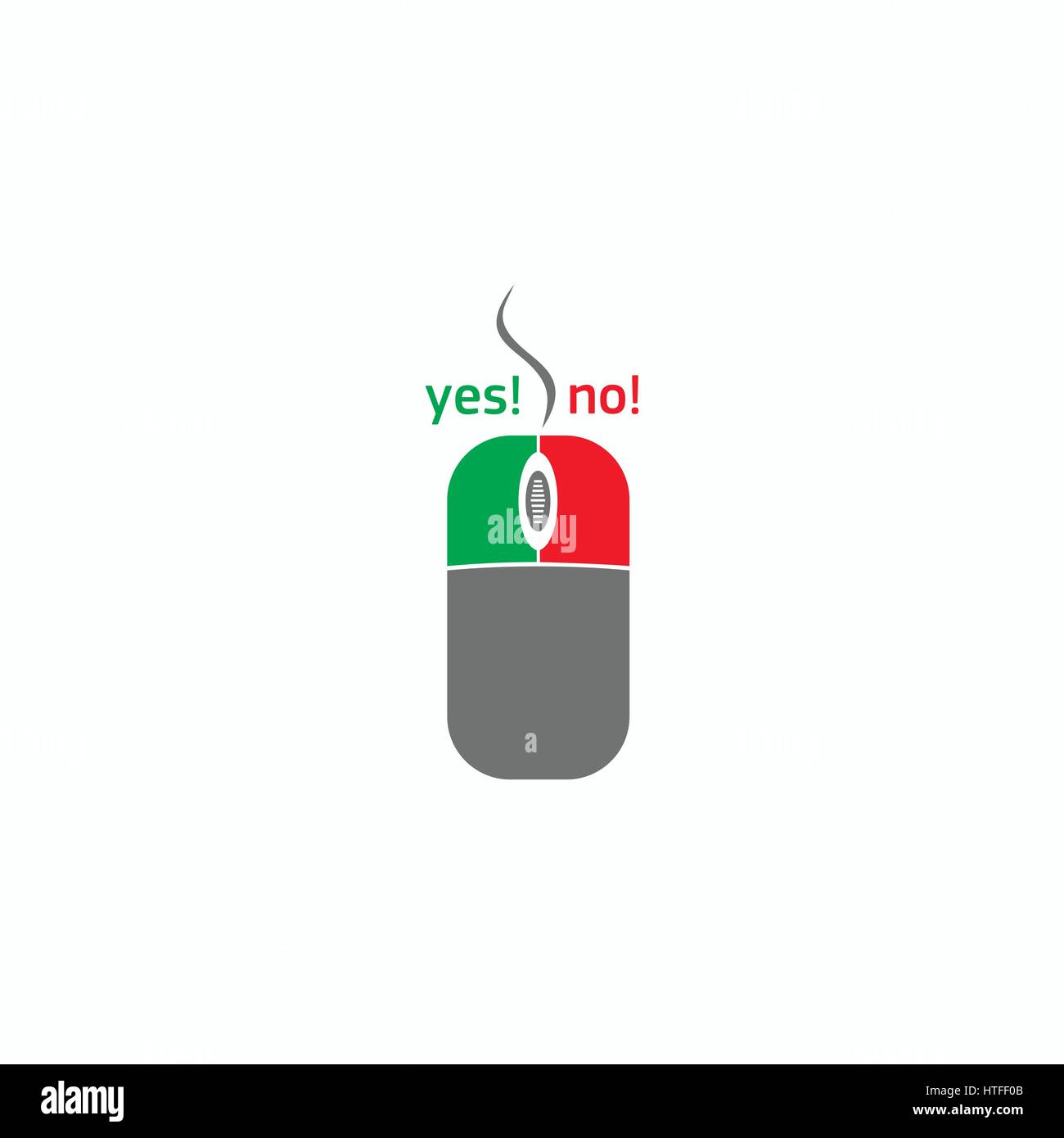 Computer mouse button icon, simple style Stock Vector Image & Art - Alamy