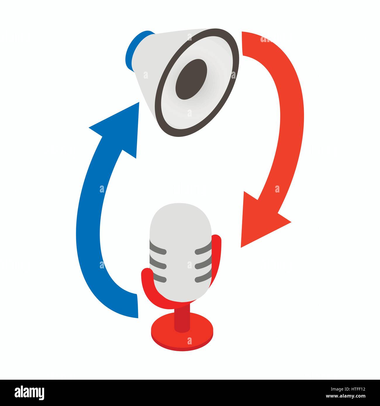 Synchronic translation service icon Stock Vector Image & Art - Alamy