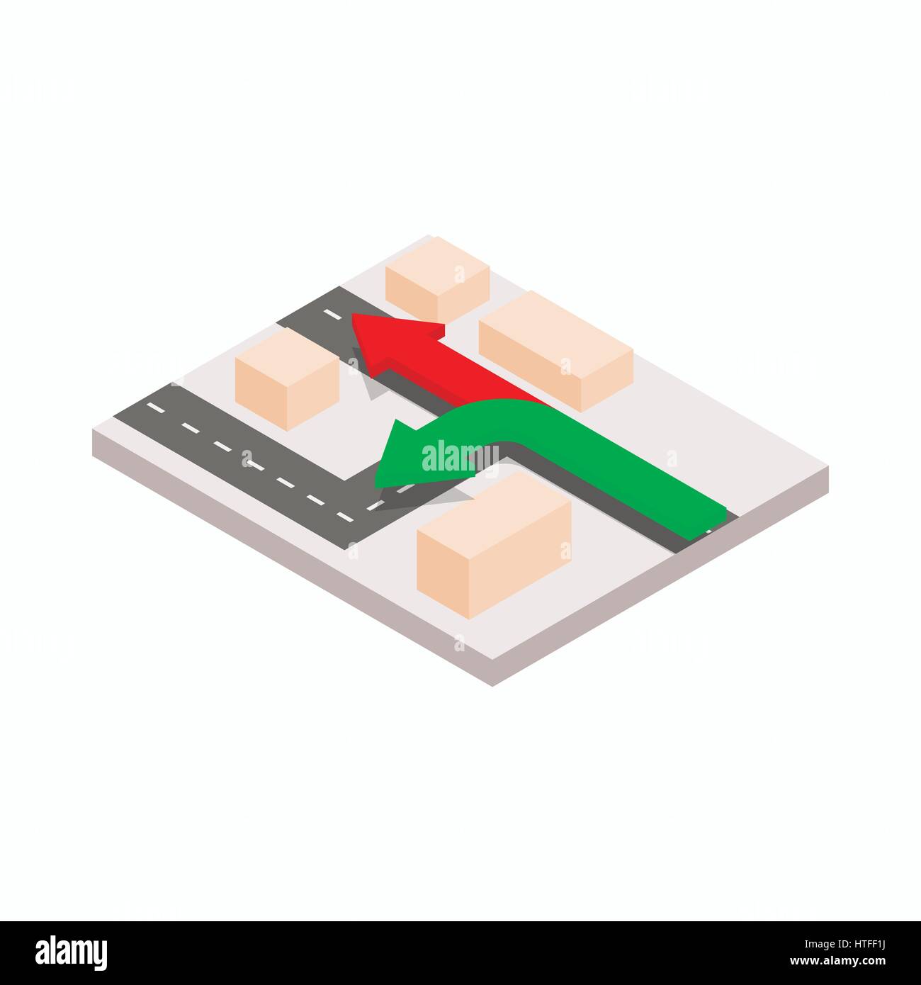 Showing directions Stock Vector Images - Alamy