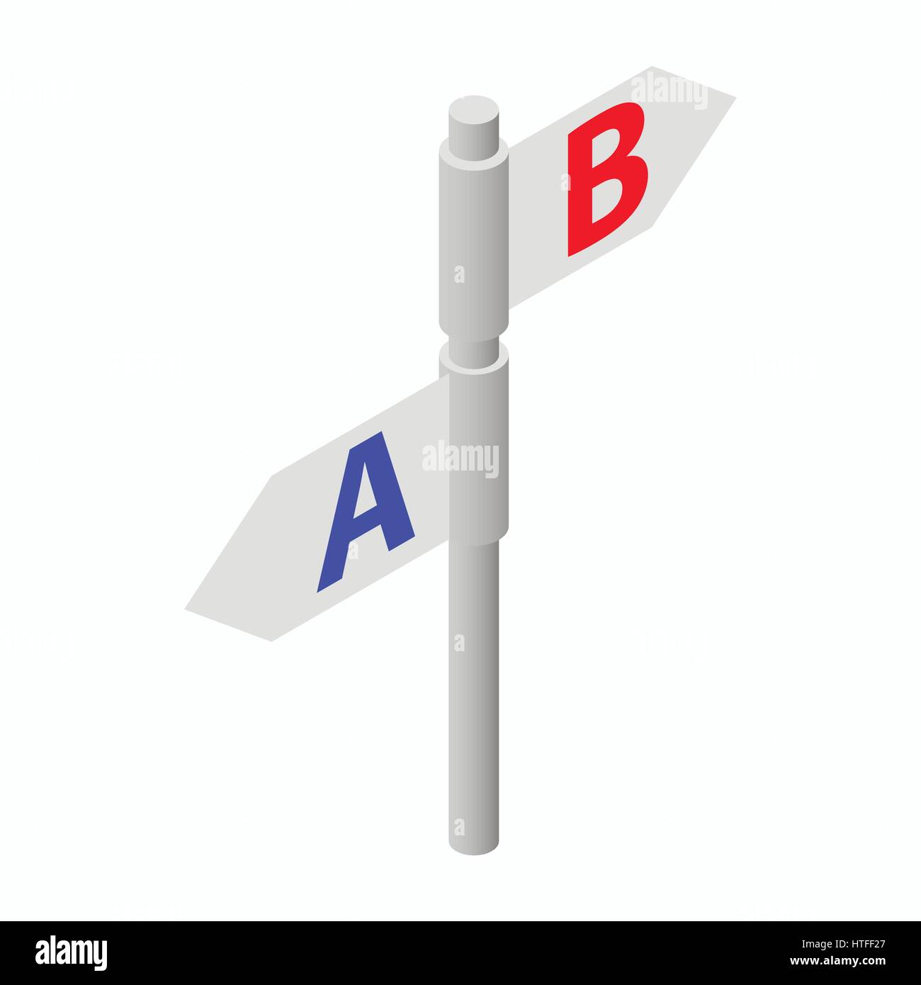 Direction signs icon, isometric 3d style Stock Vector Image & Art - Alamy