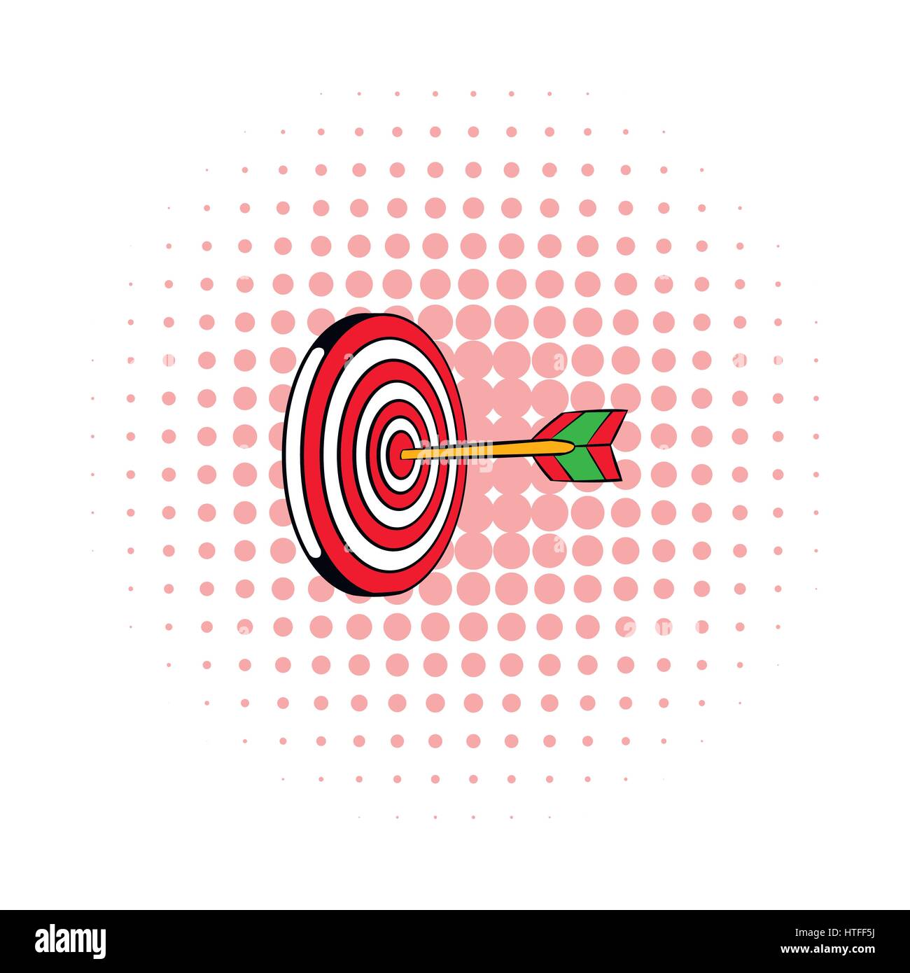 Target icon, comics style Stock Vector Image & Art - Alamy