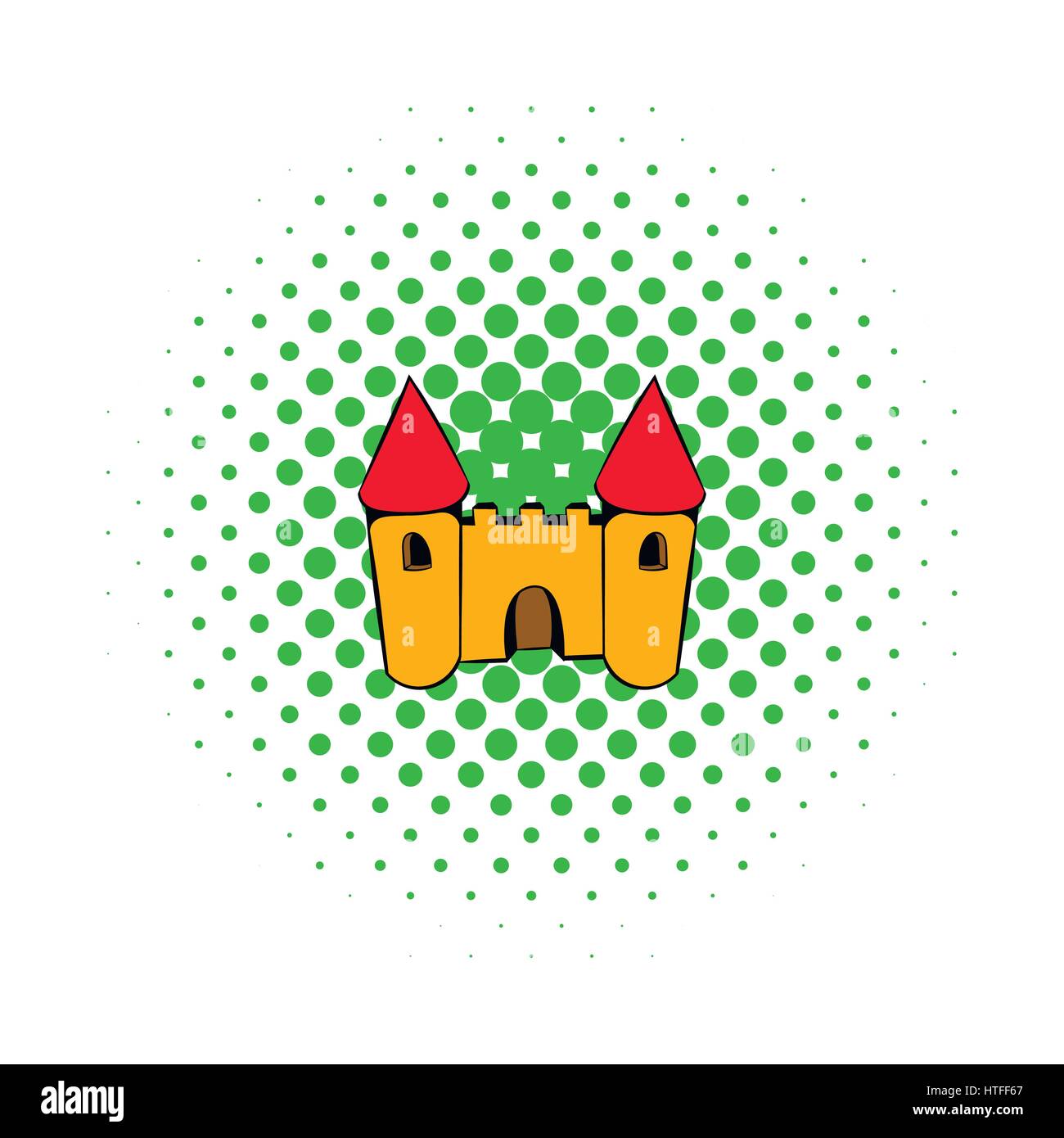 Rounded castle tower Stock Vector Images - Alamy