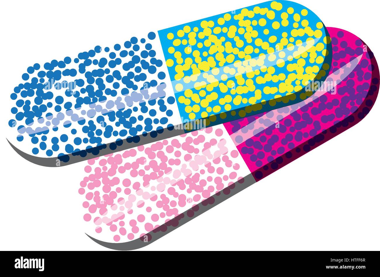 color capsules medication icon Stock Vector Image & Art - Alamy