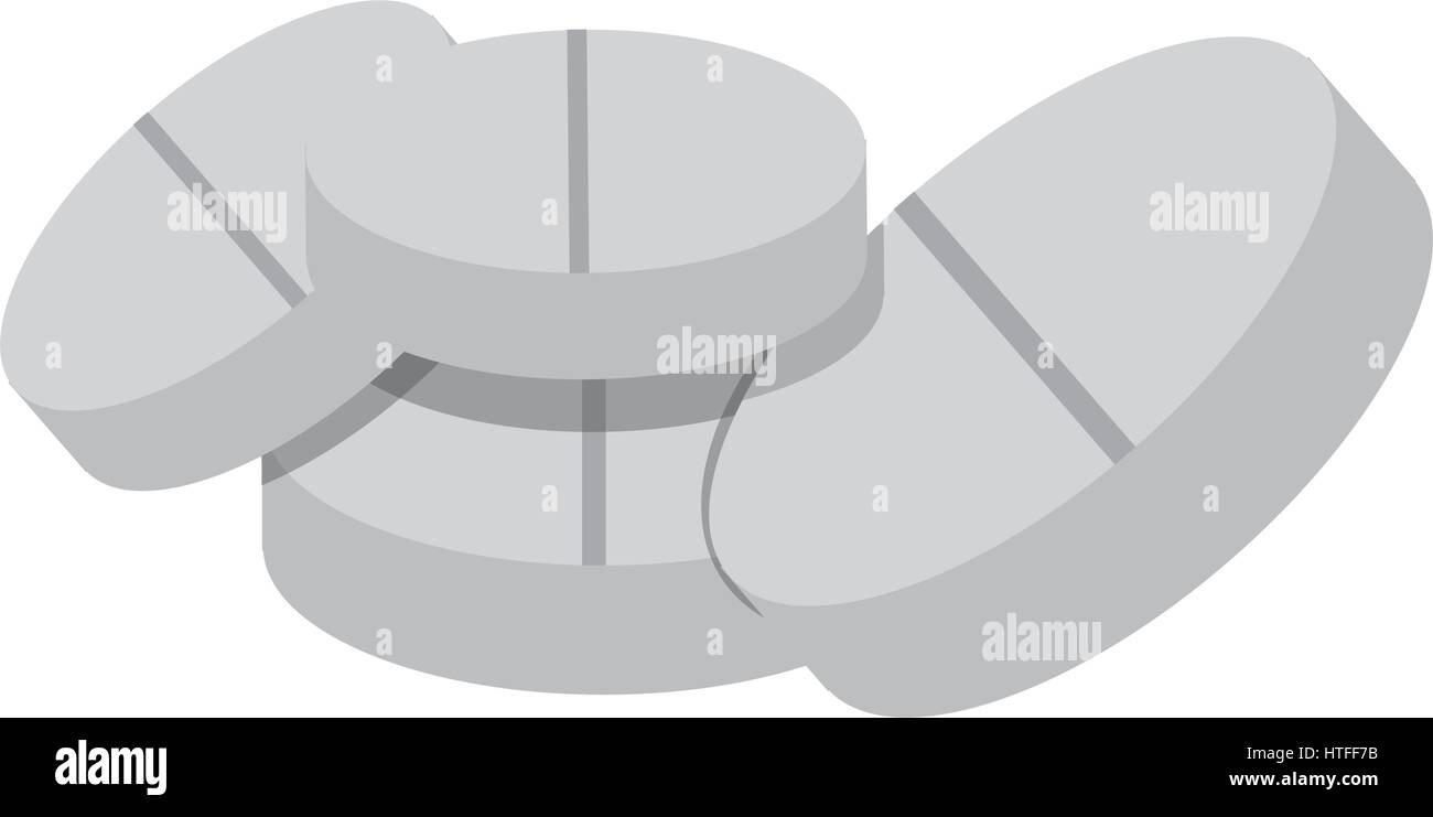 white tablets medication icon Stock Vector Image & Art - Alamy