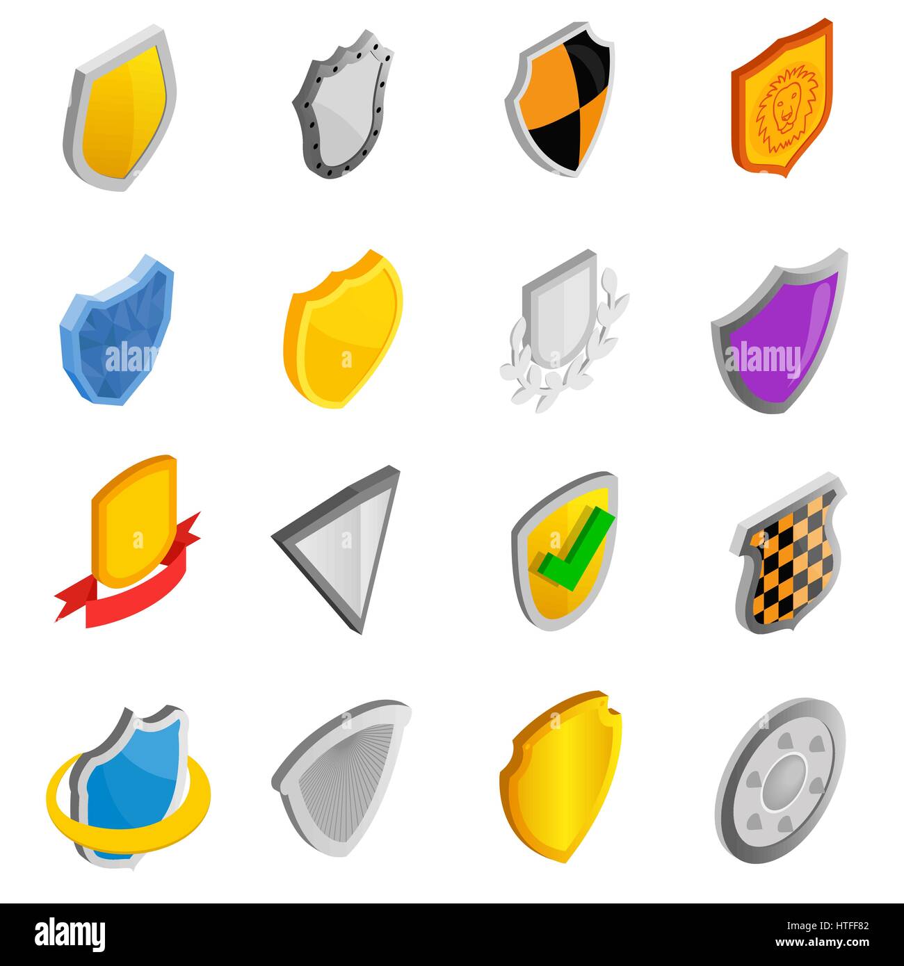 Badges set icons Stock Vector Image & Art - Alamy