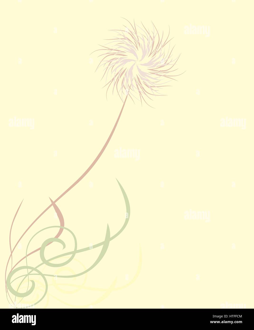 dandelion abstract image Stock Vector Image & Art - Alamy