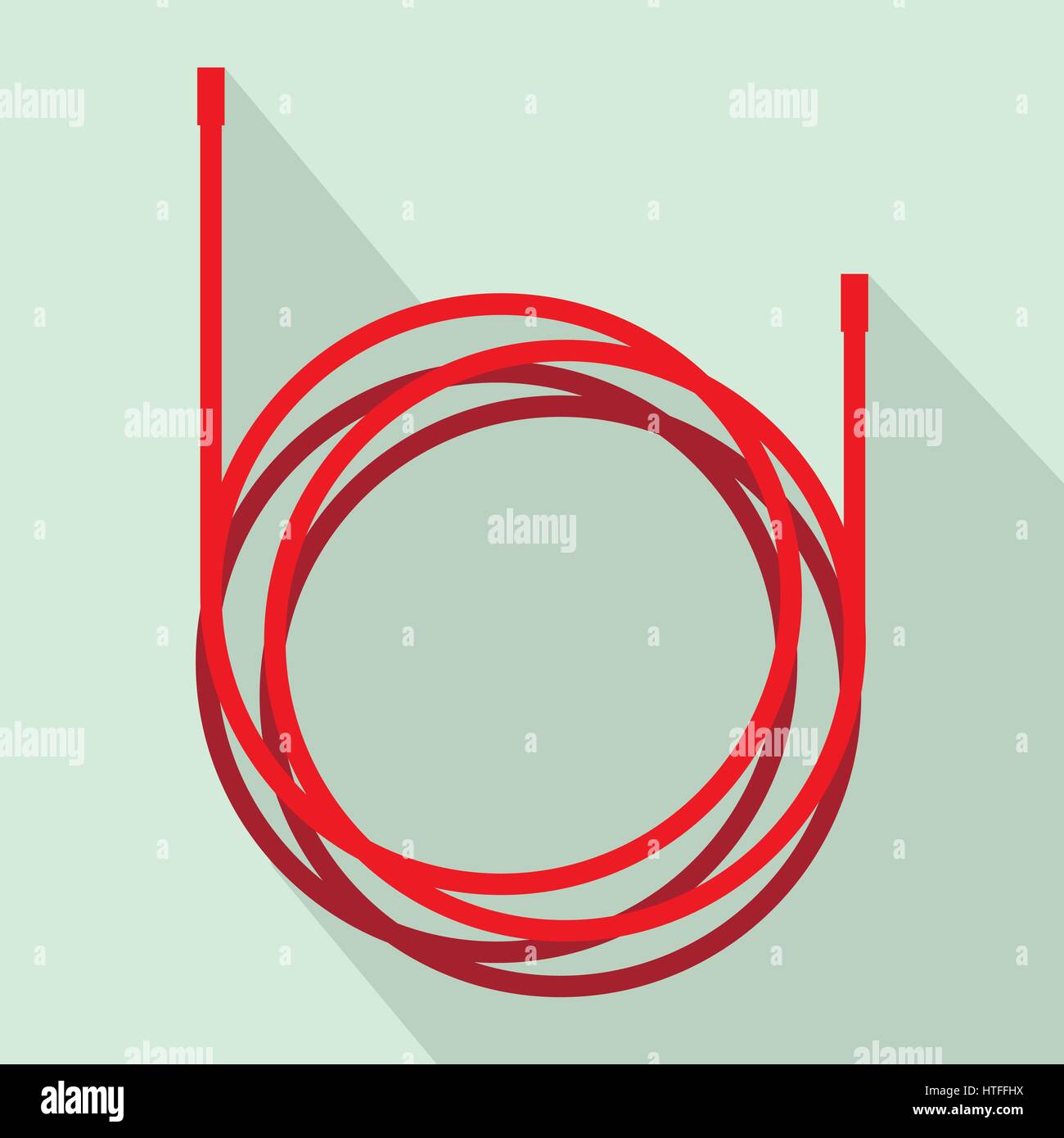 Cable icon, flat style Stock Vector Image & Art - Alamy