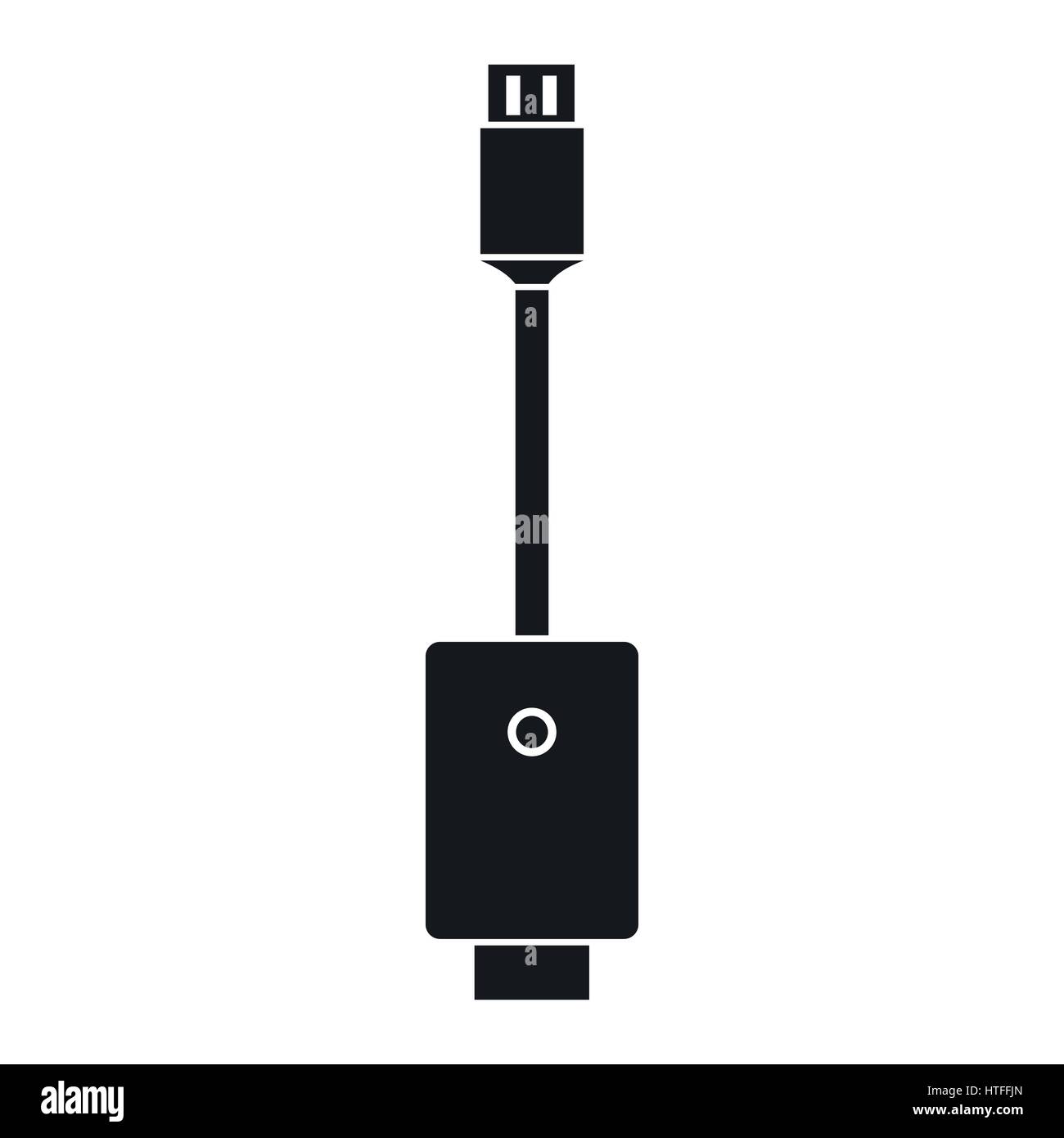 USB cable icon, simple style Stock Vector Image & Art - Alamy