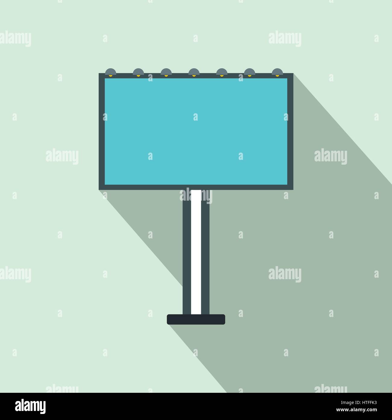 Blank billboard icon, in flat style Stock Vector Image & Art - Alamy