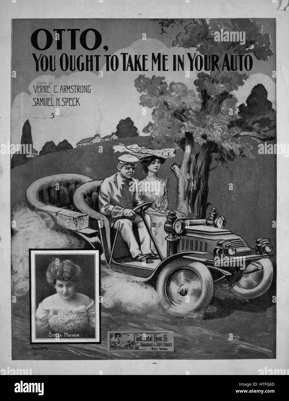Sheet music cover image of the song 'Otto, You Ought to Take Me in Your ...