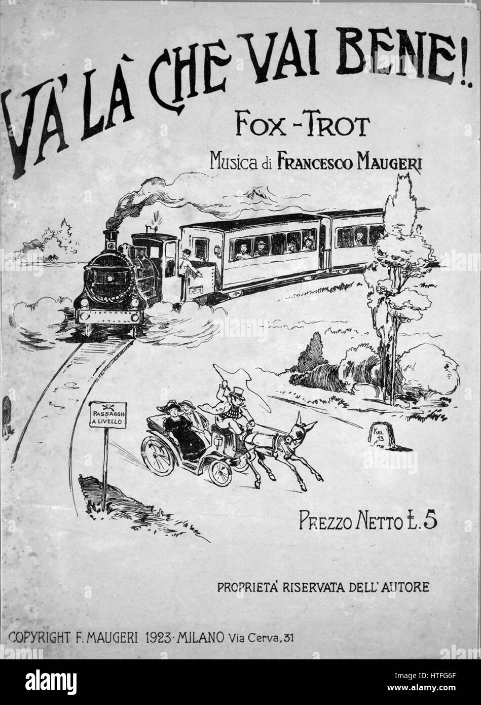 Sheet music cover image of the song 'Va' La' Che Vai Bene! Fox-Trot ...