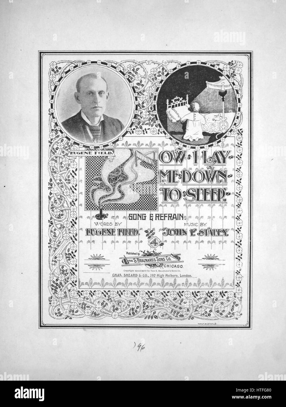 Old sheet music prayer Black and White Stock Photos & Images - Alamy