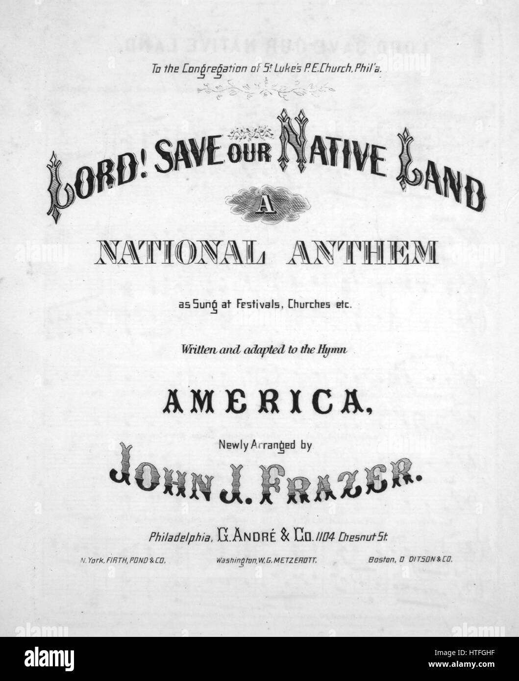 National anthem sheet music hi-res stock photography and images - Alamy