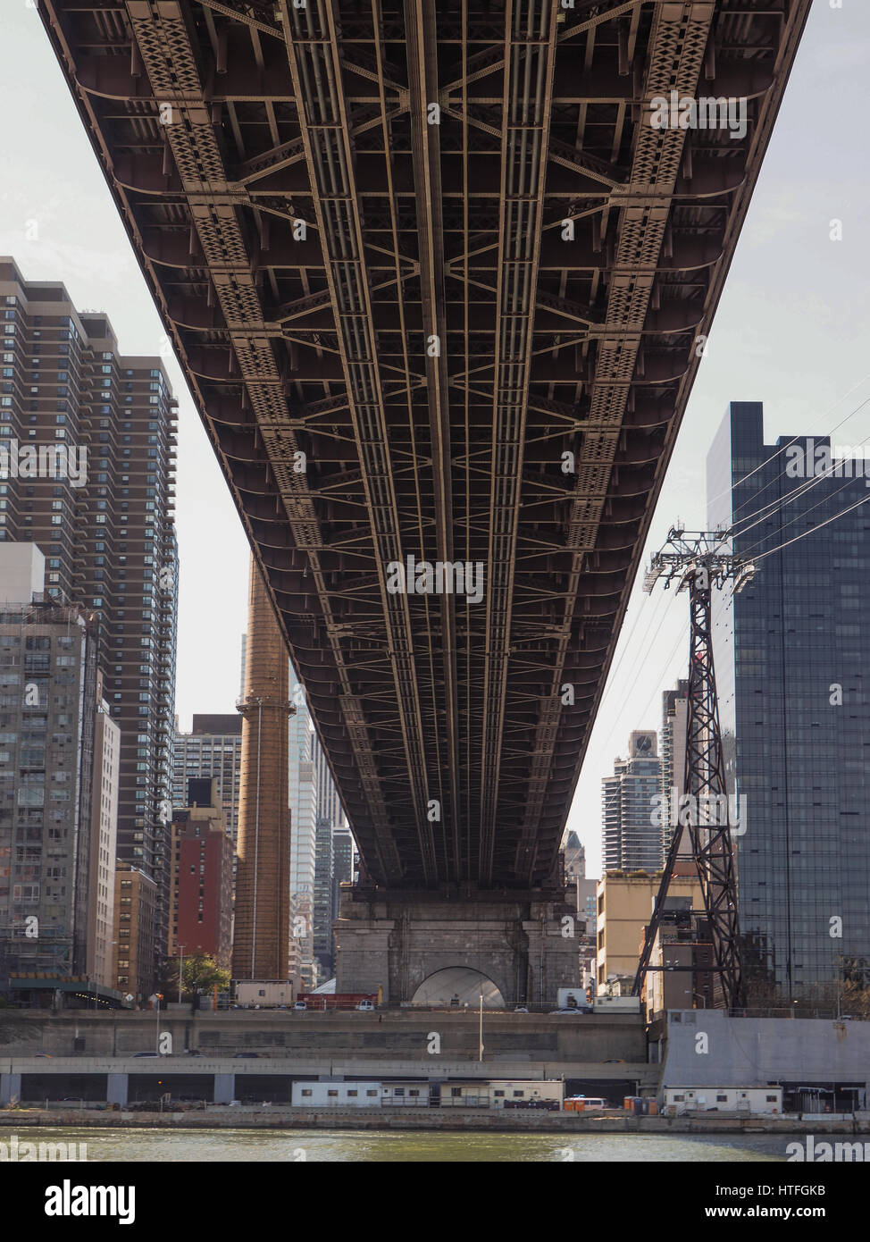 Underside of City Bridge Stock Photo - Alamy