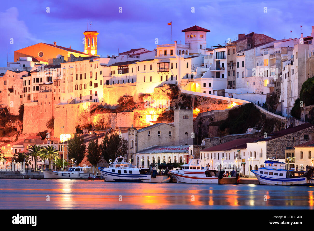 Mahon fishing boats hi-res stock photography and images - Alamy