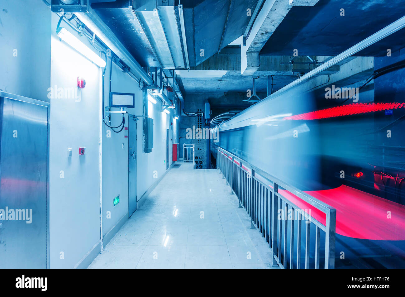 High-speed subway, taken in Nanchang, China Stock Photo - Alamy
