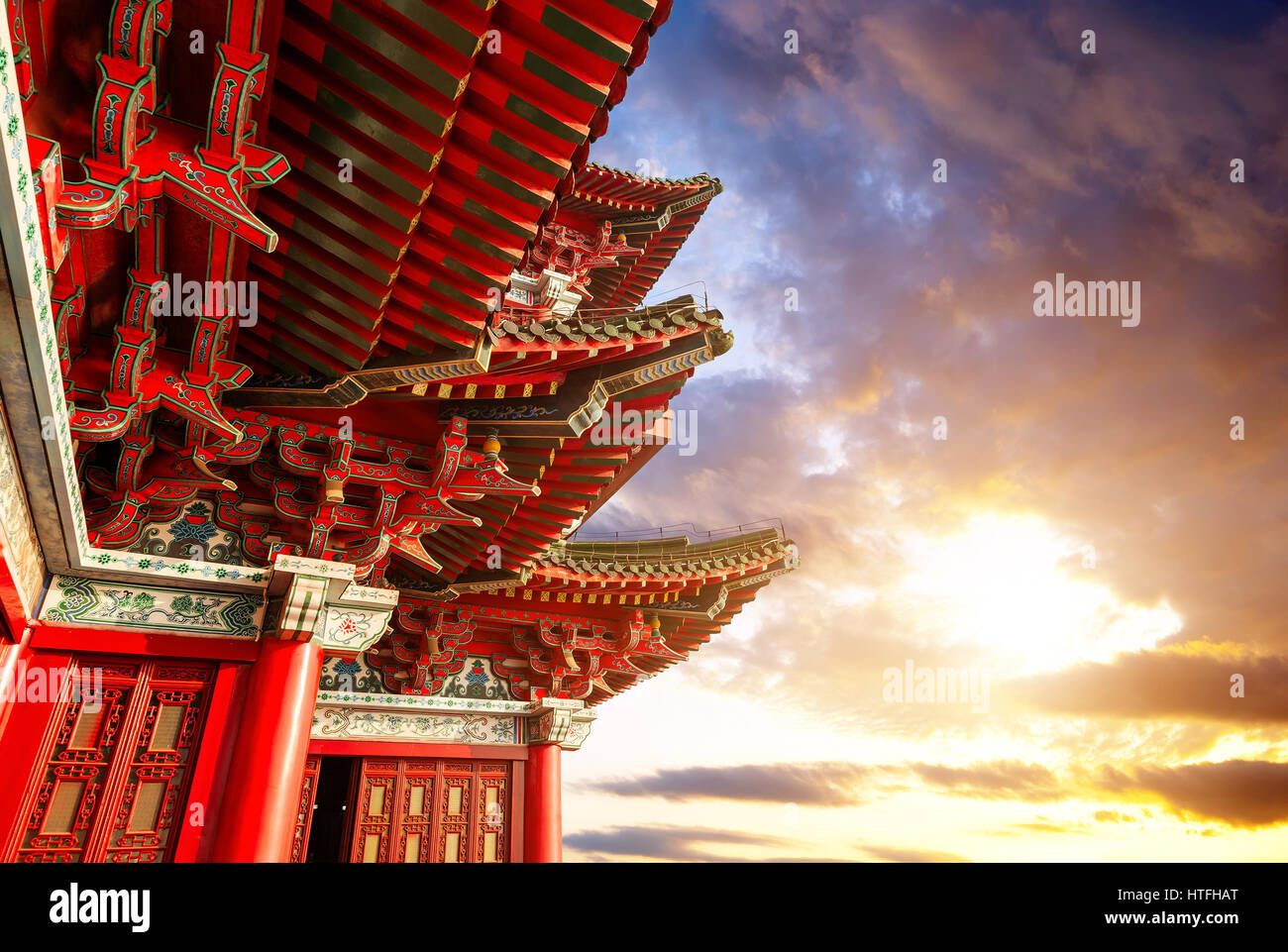 Chinese ancient architecture, Nanchang Poetic local evening landscape ...
