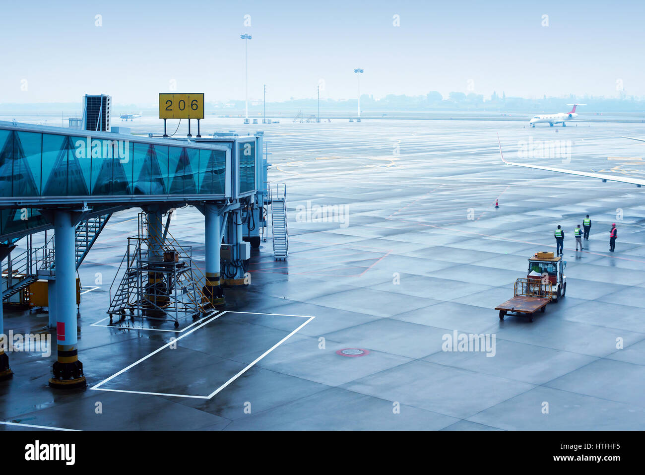 airport outside the window scene,waiting for the flight Stock Photo - Alamy