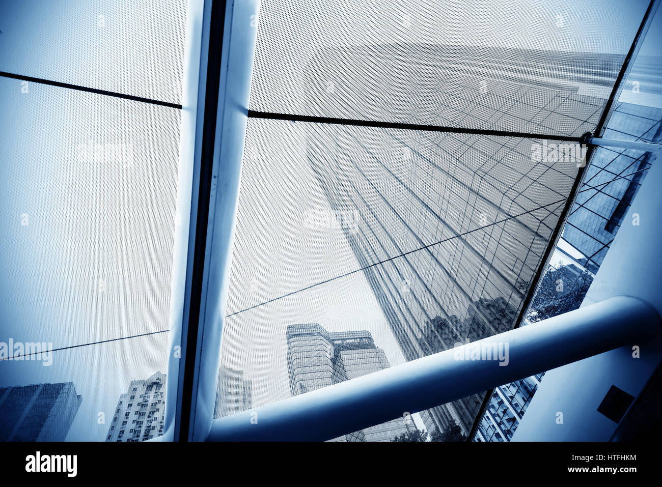 Glass ceiling outside the building Stock Photo - Alamy