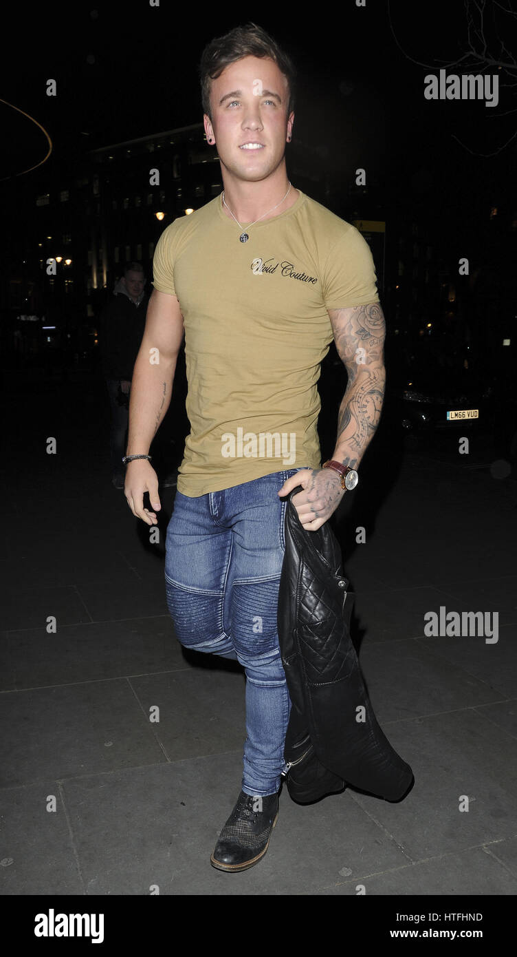 Celebrities at STK Ibiza Insiders Party London Featuring: Sam Callaghan ...