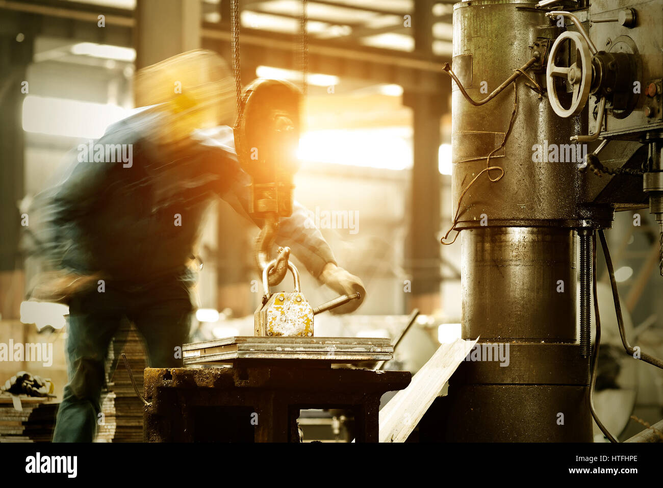 Radial drilling machine hi-res stock photography and images - Alamy