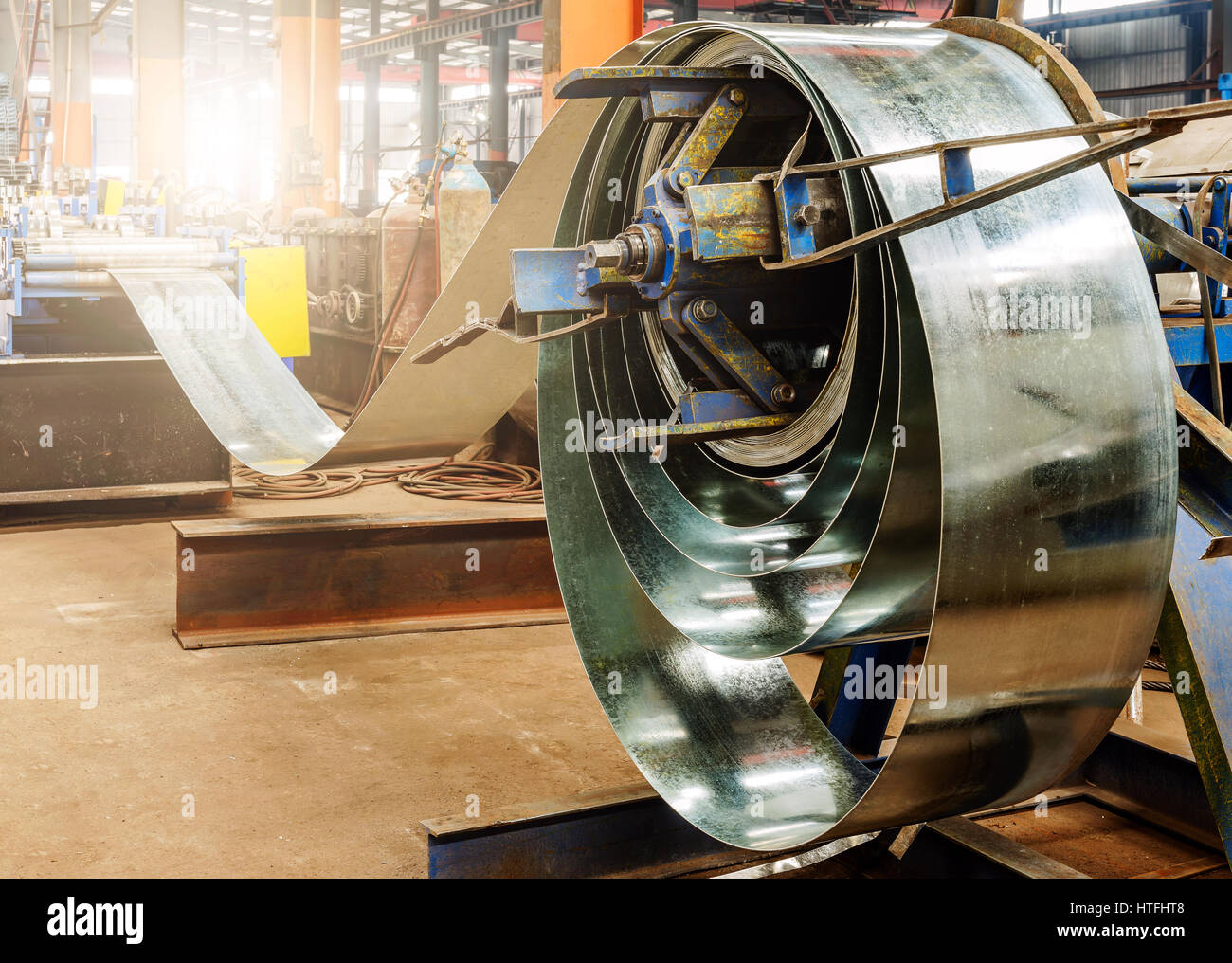 Zinc coated galvanized steel hi-res stock photography and images - Alamy