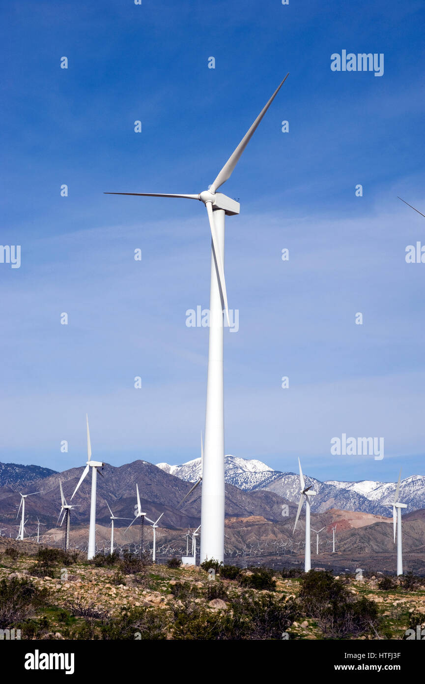 Windmill desert landscape hi-res stock photography and images - Alamy