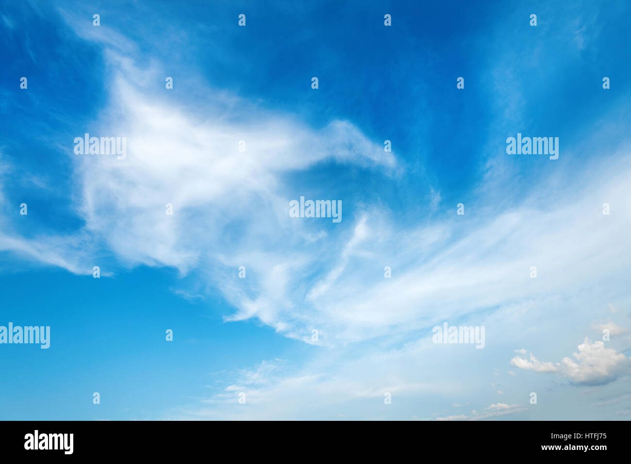 clouds in the blue sky Stock Photo - Alamy