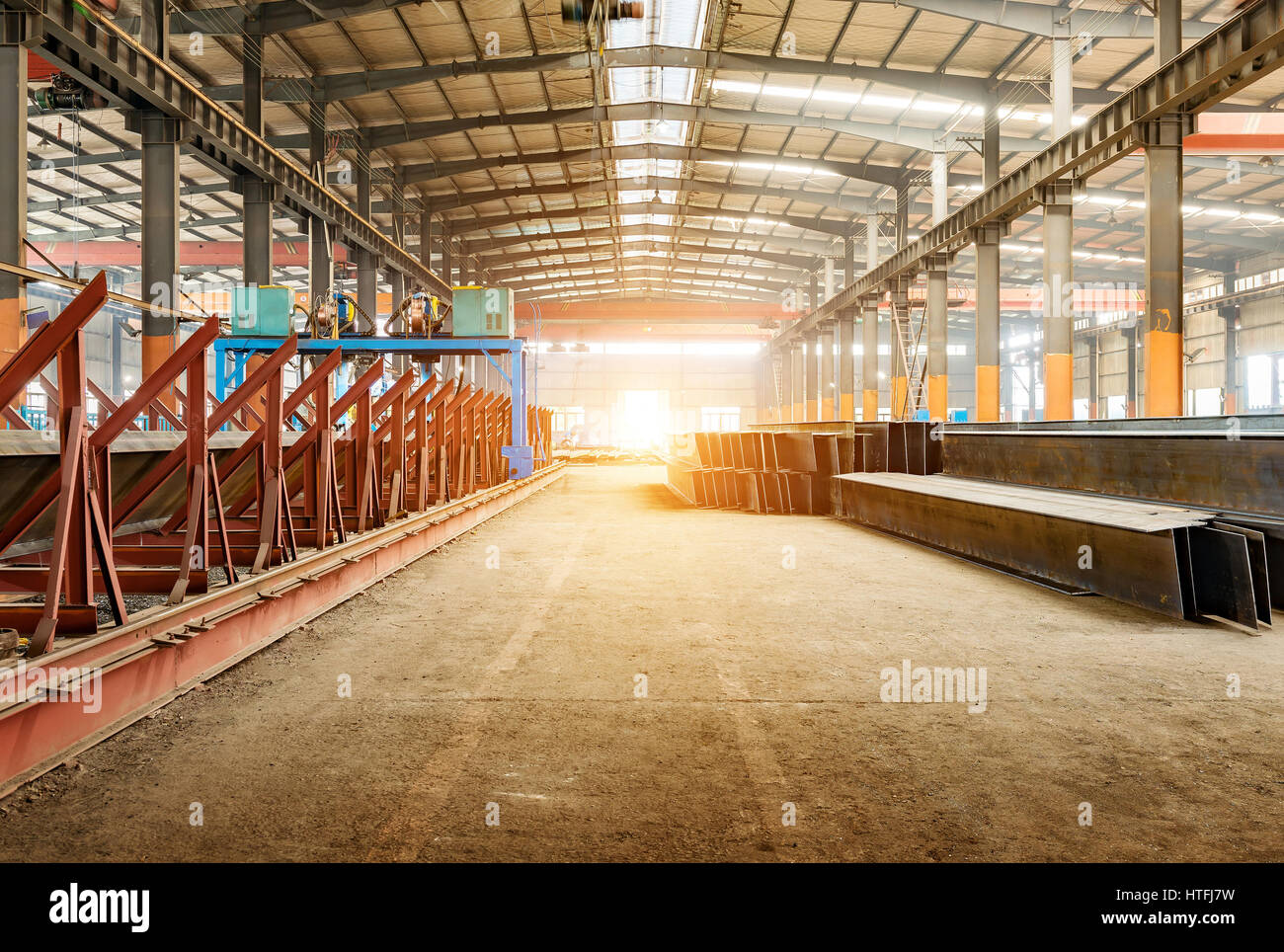 Large steel processing plant Stock Photo - Alamy