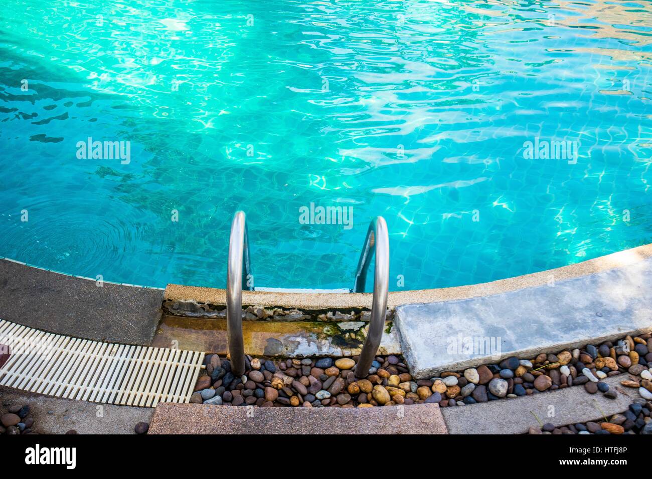 Edge of a Swimming Pool Stock Photo - Alamy