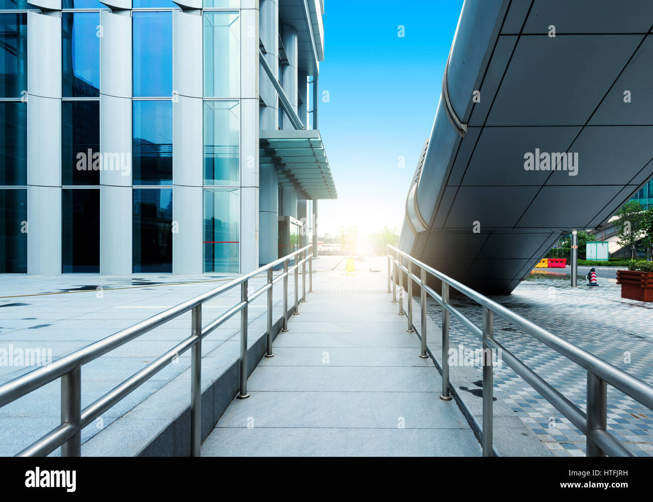 Accessible path of China Shanghai streets Stock Photo - Alamy