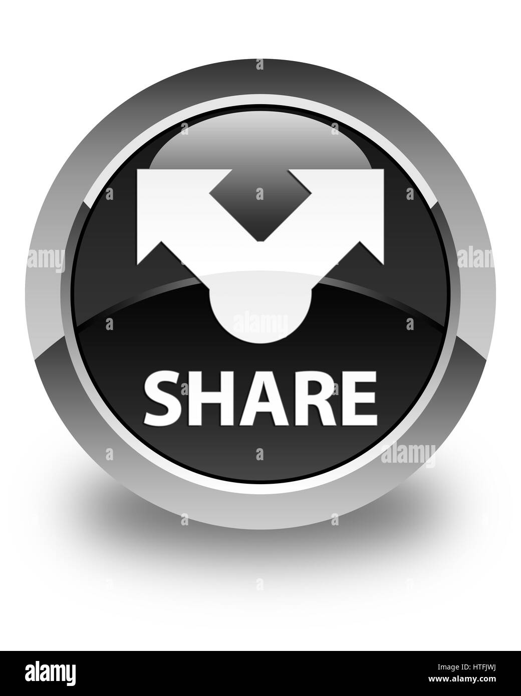 Share isolated on glossy black round button abstract illustration Stock ... Share isolated on glossy black round button abstract illustration Stock ...
