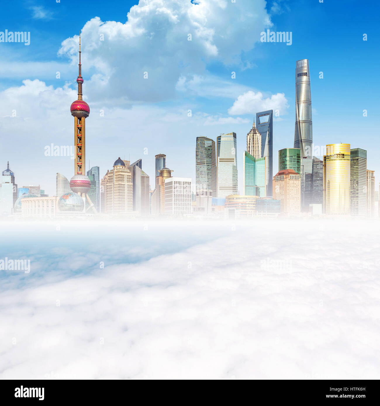 Fantasy world with skyscrapers hi-res stock photography and images - Alamy