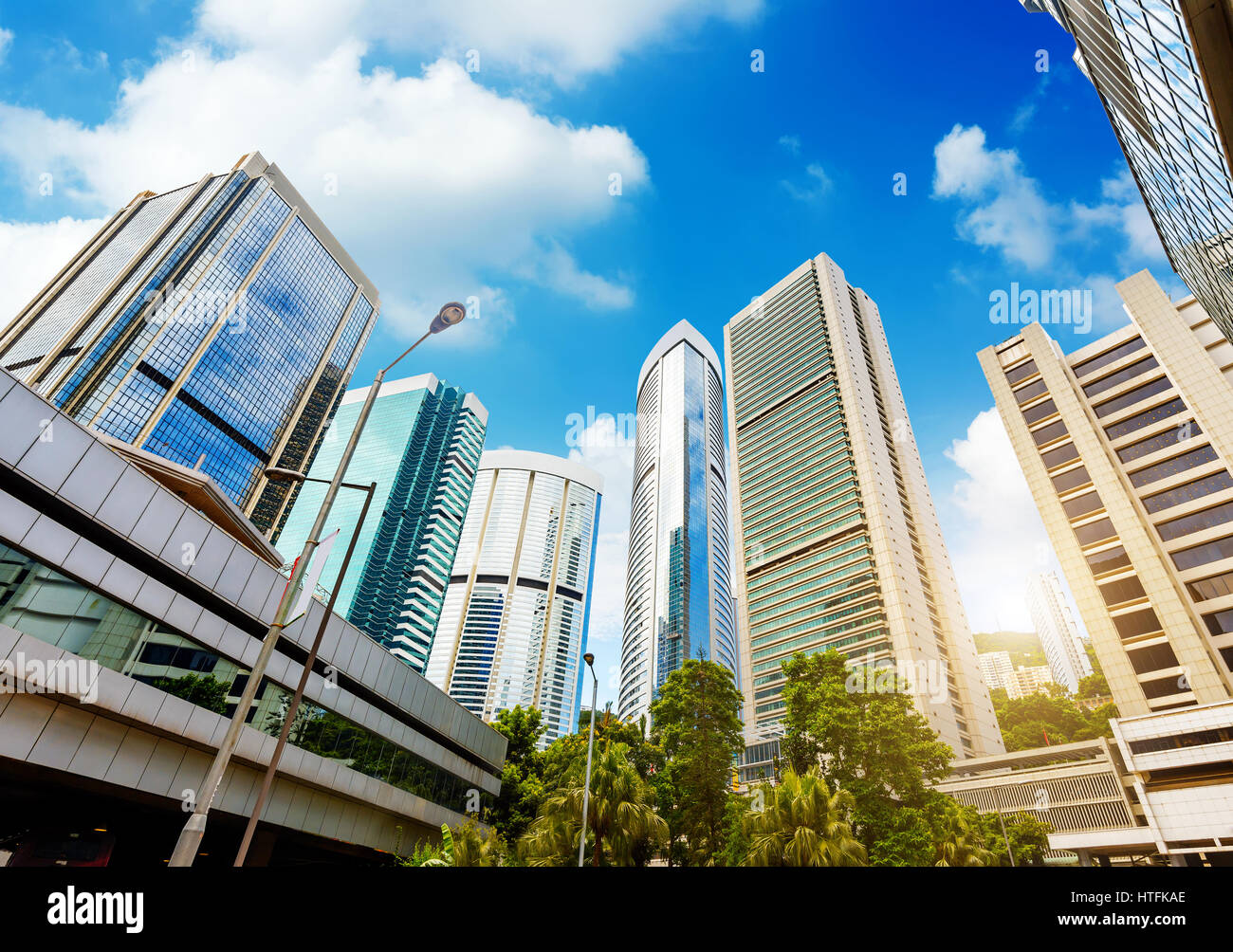 Modern building Landscape in Hong Kong Stock Photo - Alamy