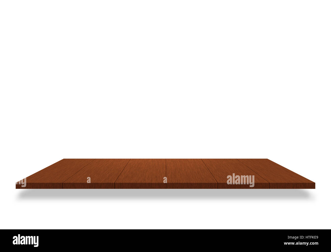 Wooden shelves isolated on white background Stock Photo - Alamy