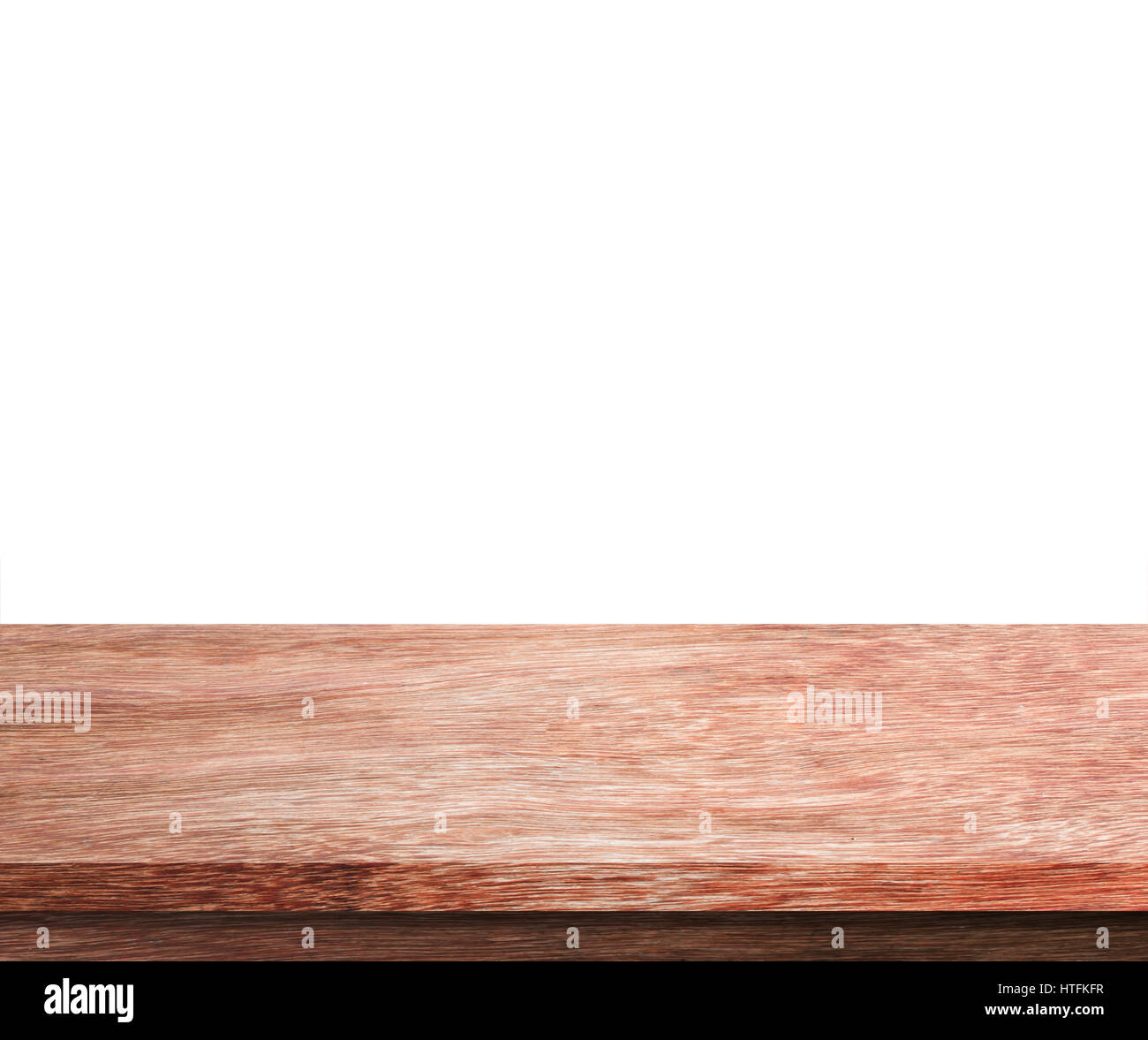 Empty wood table top isolated for product display montages Stock Photo ...