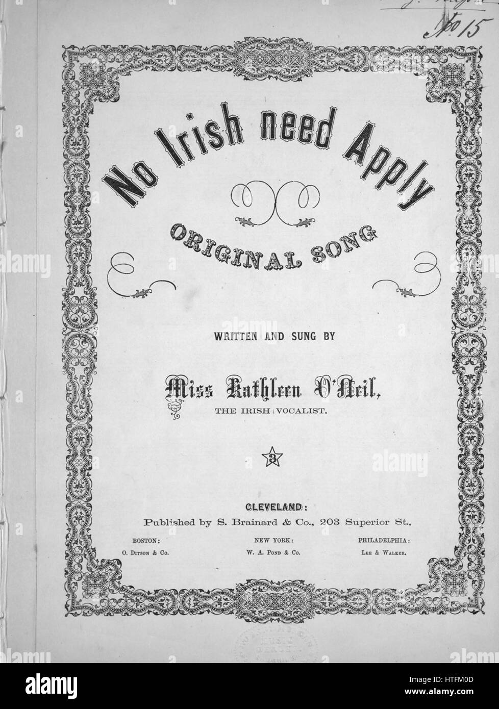 No Irish Need Apply