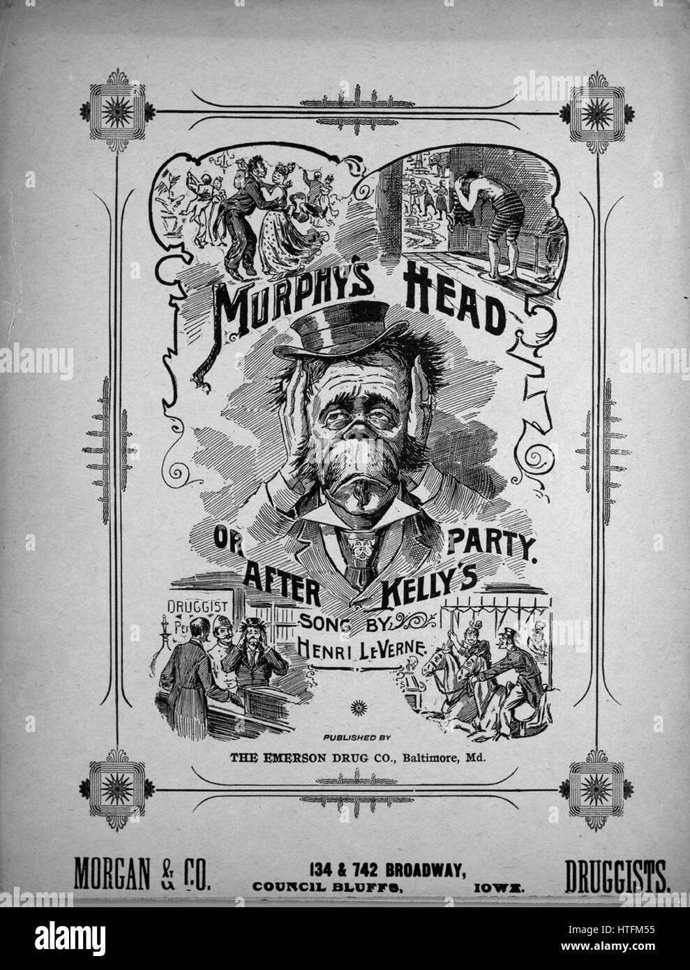 Sheet music cover image of the song 'Murphy's Head, or, After Kelly's ...